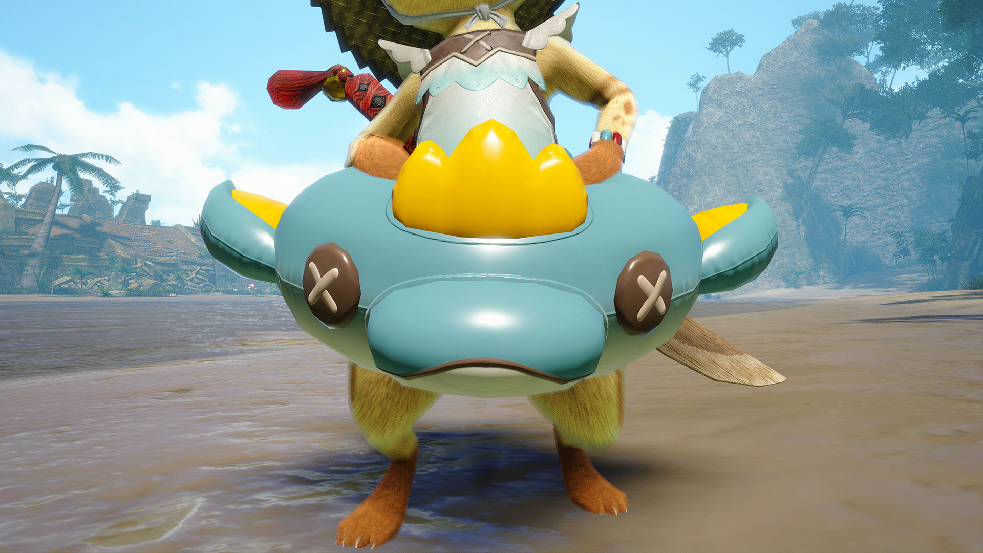 Monster Hunter Rise - "F Summer" Palico layered armor set di Steam