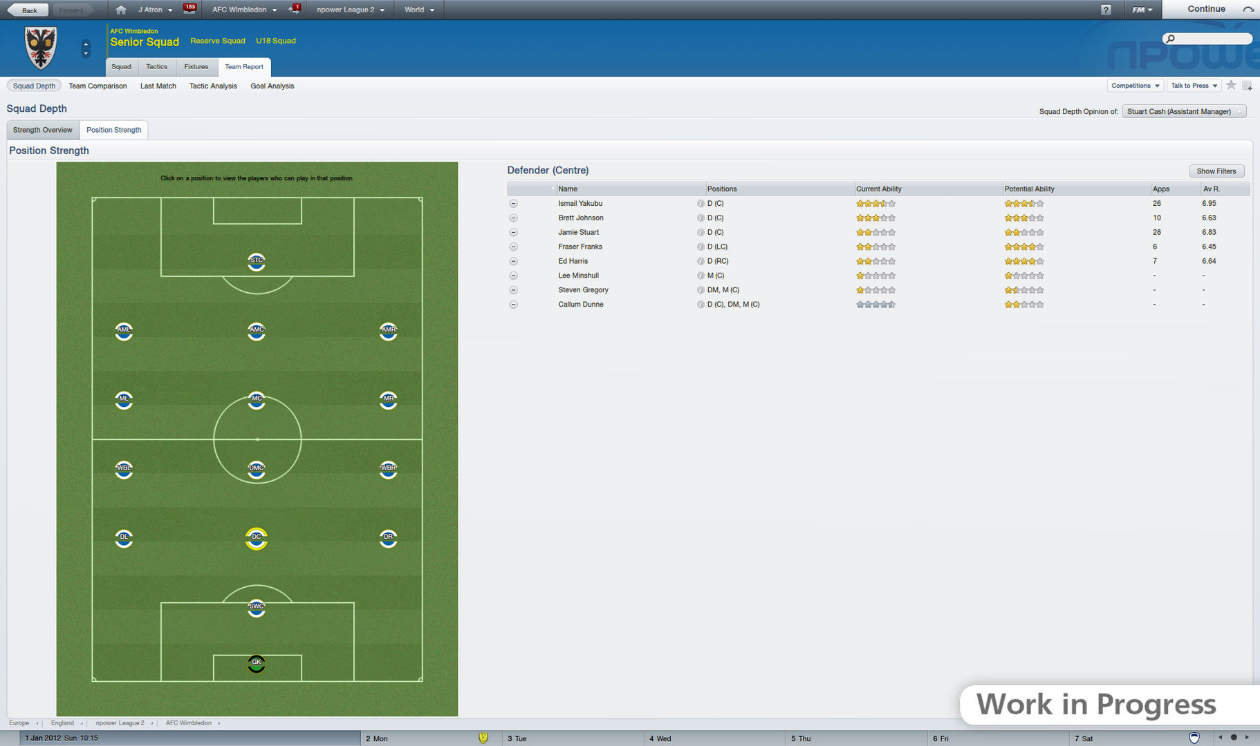 Football Manager 2012 Demo on Steam