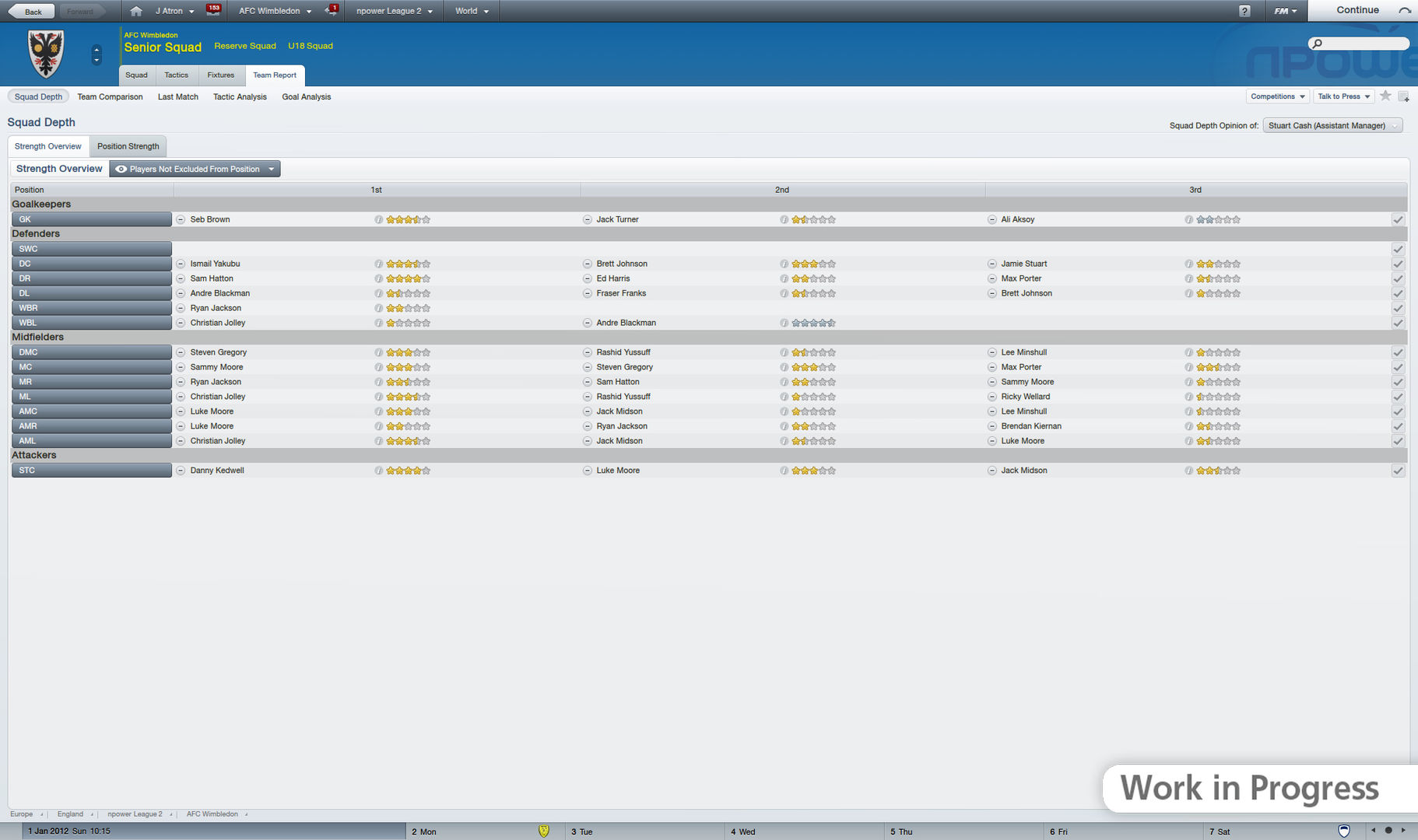 Football Manager 2012 Demo on Steam