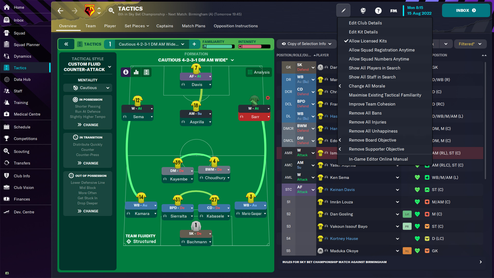 Football Manager 2023 In-game Editor on Steam