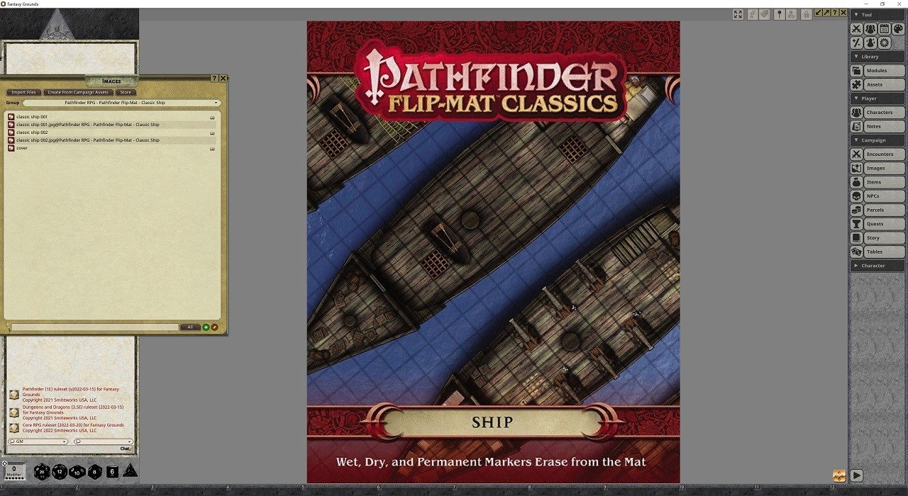 Fantasy Grounds - Pathfinder RPG - Pathfinder Flip-Map - Classic Ship ...