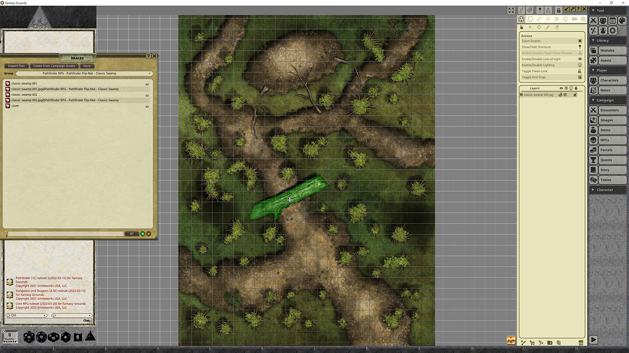 Fantasy Grounds - Pathfinder RPG - Pathfinder Flip-Map - Classic Swamp ...