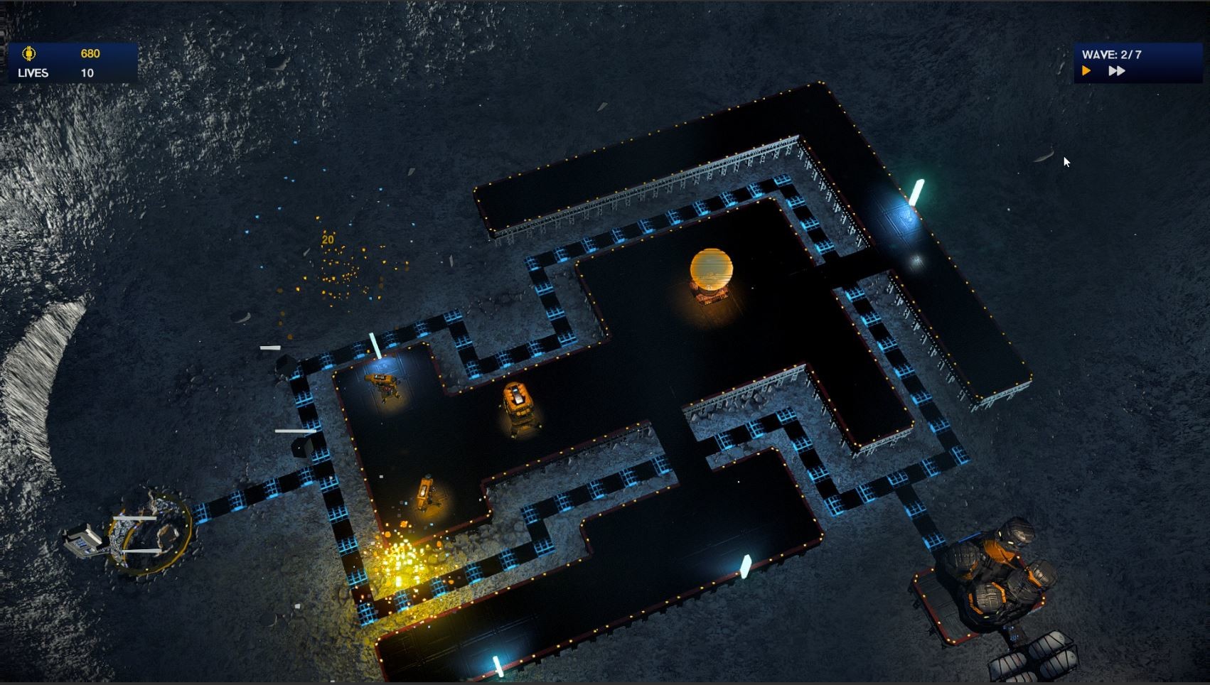 Space gold rush TD on Steam