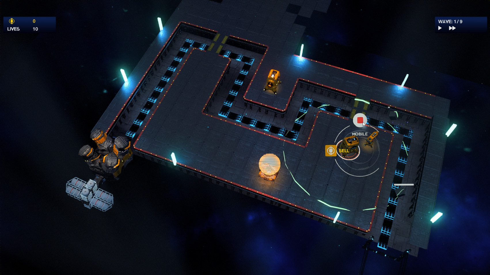 Space gold rush TD on Steam