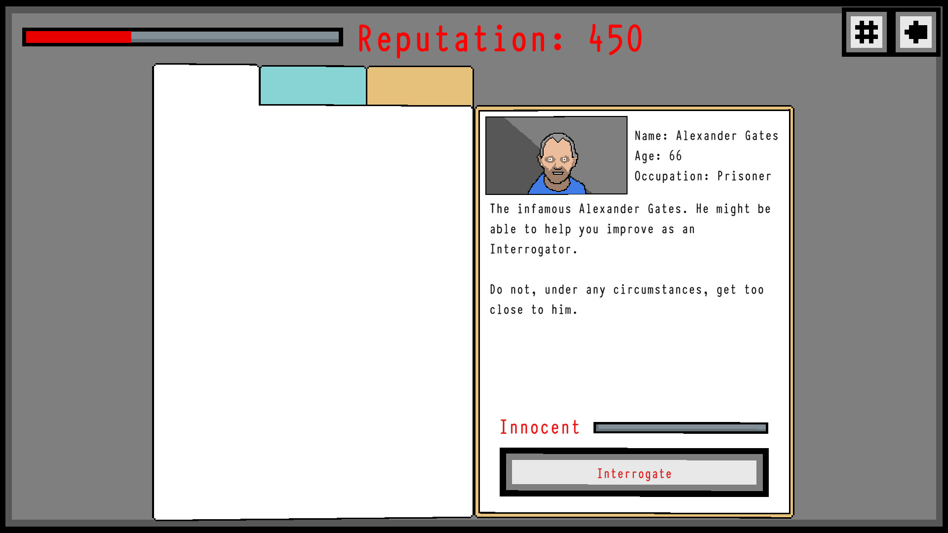 Interrogation Simulator on Steam