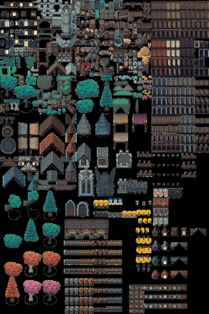 Save 10% on RPG Maker MV - Winlu Fantasy Tileset - Exterior on Steam