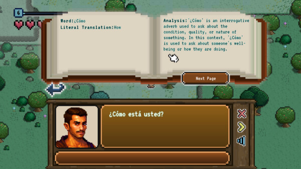 Newcomer : A Language Learning RPG on Steam