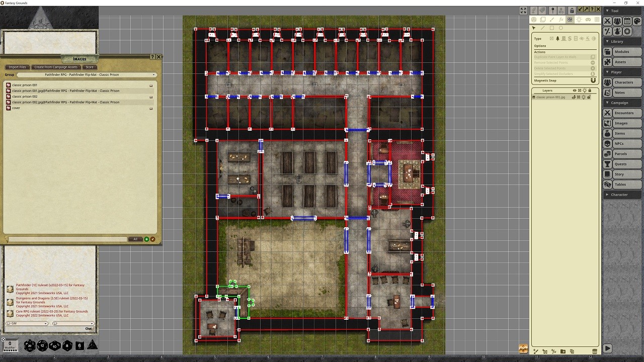 Fantasy Grounds - Pathfinder RPG - Pathfinder Flip-Mat - Classic Prison ...