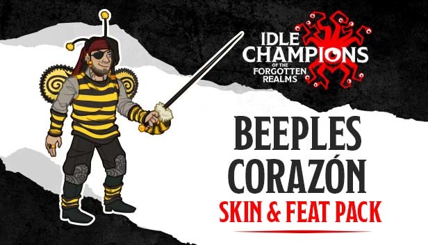 Idle Champions - Beeples Corazón Skin & Feat Pack Price history · SteamDB