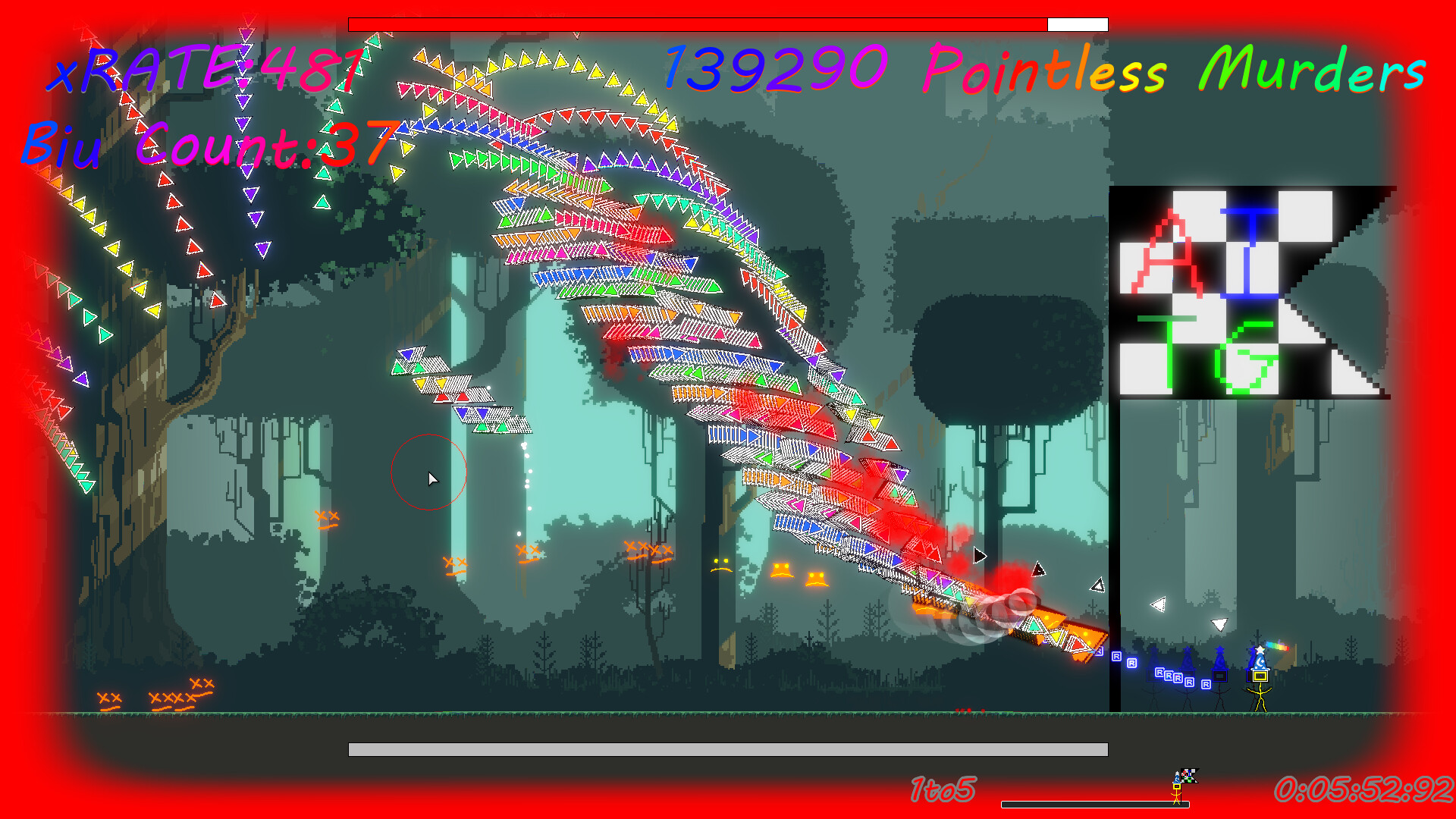 A2C:Ayry seems to be playtesting a 2D runner shooter from Cci on Steam