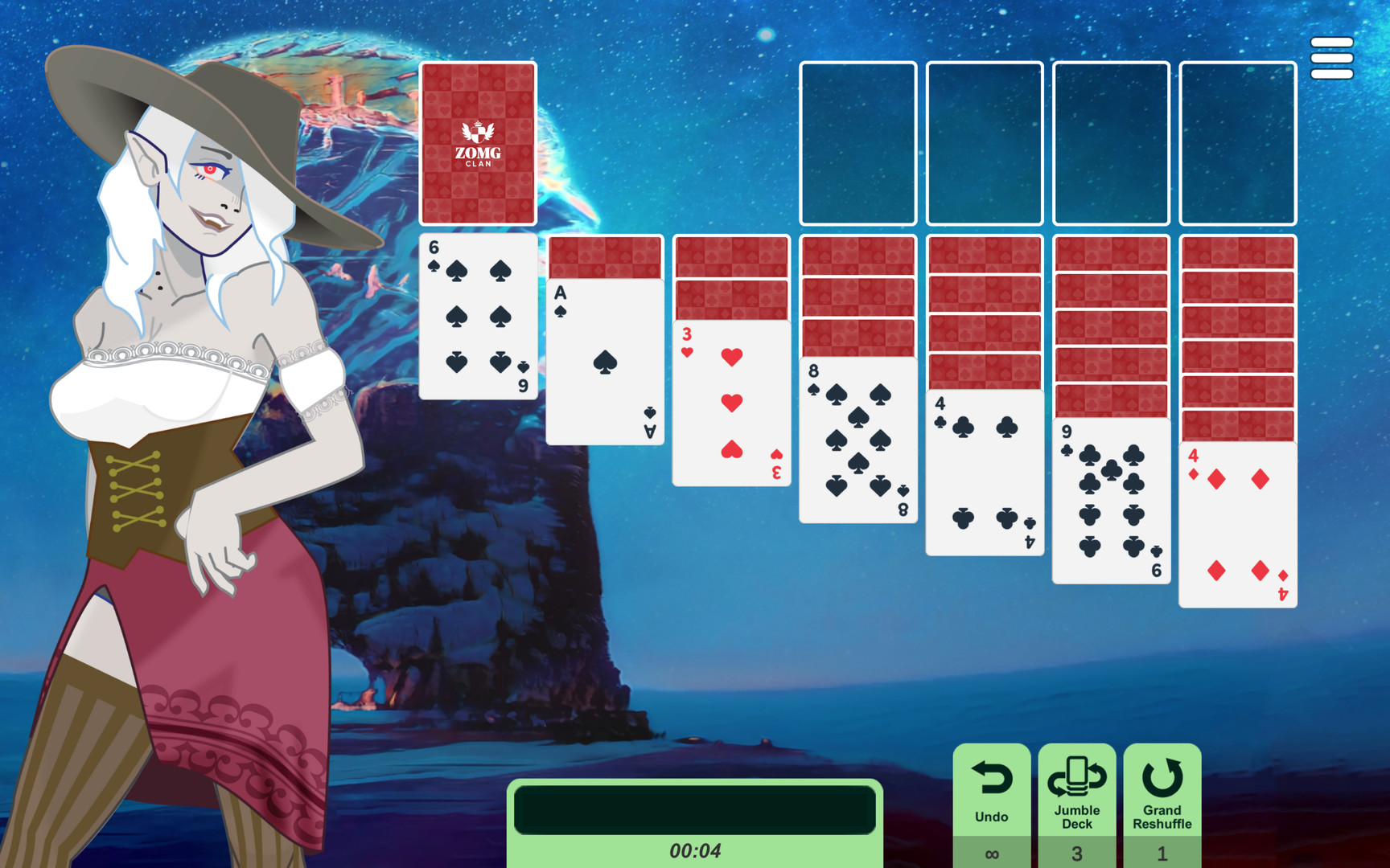 Waifu Klondike Solitaire di Steam