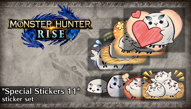Monster Hunter Rise - "Special Stickers 11" sticker set on Steam