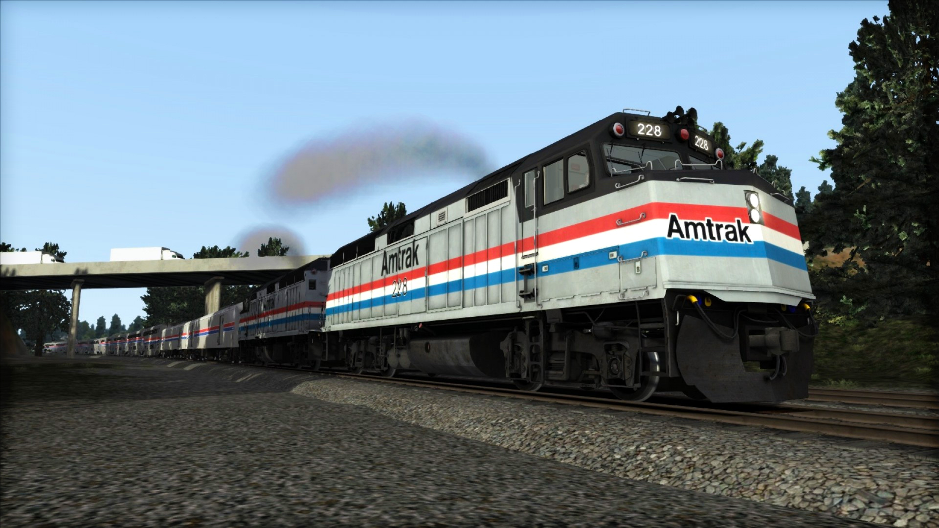 Train Simulator: Amtrak F40PH ‘California Zephyr’ Loco Add-On on Steam