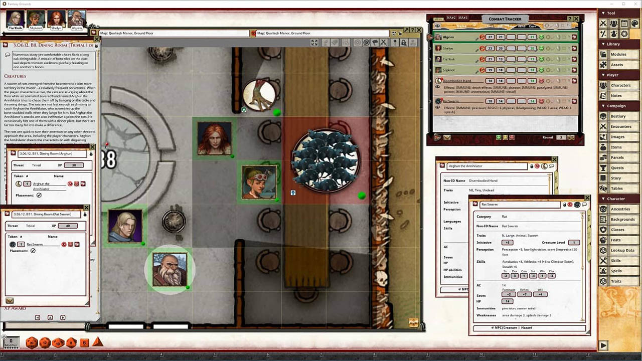 Fantasy Grounds - Pathfinder 2 RPG - Blood Lords AP 1: Zombie Feast on ...
