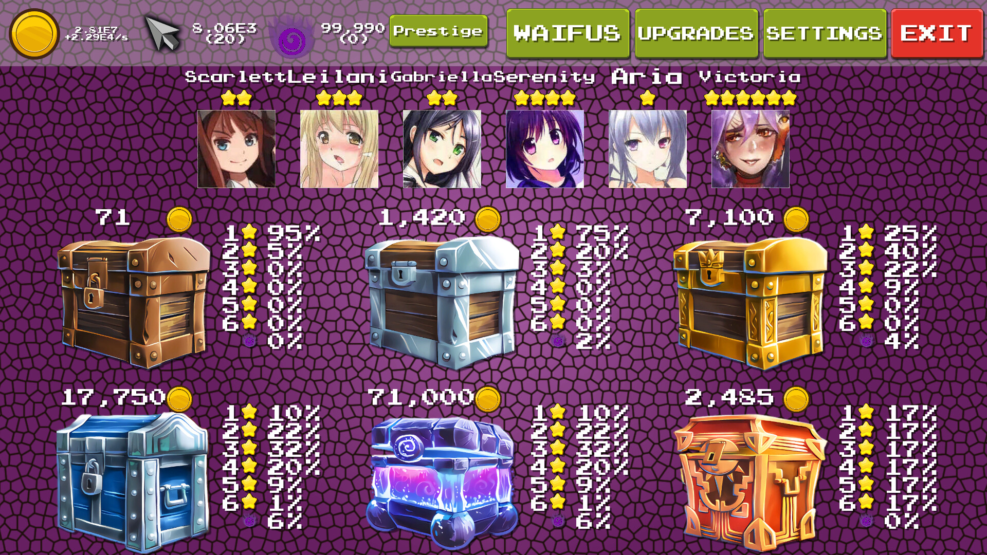 Loot Box Waifus on Steam