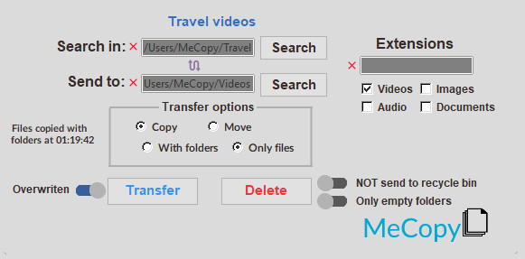 MeCopy - Keep your PC tidy on Steam