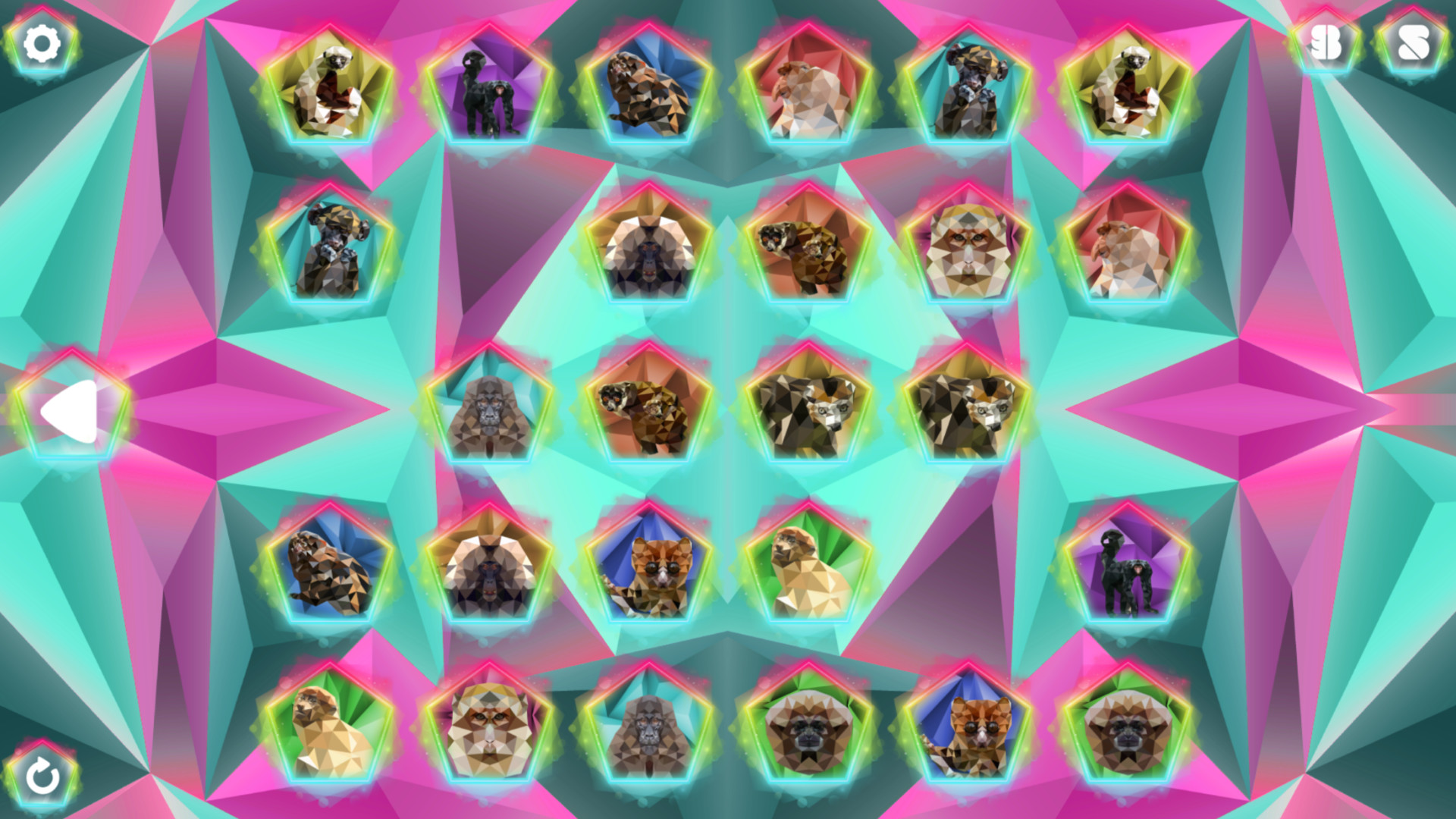 Poly Memory: Primates on Steam