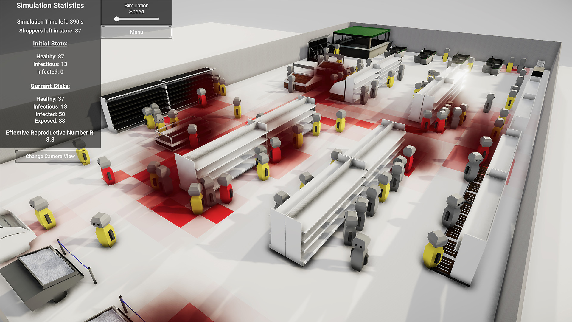 COVID Simulation on Steam