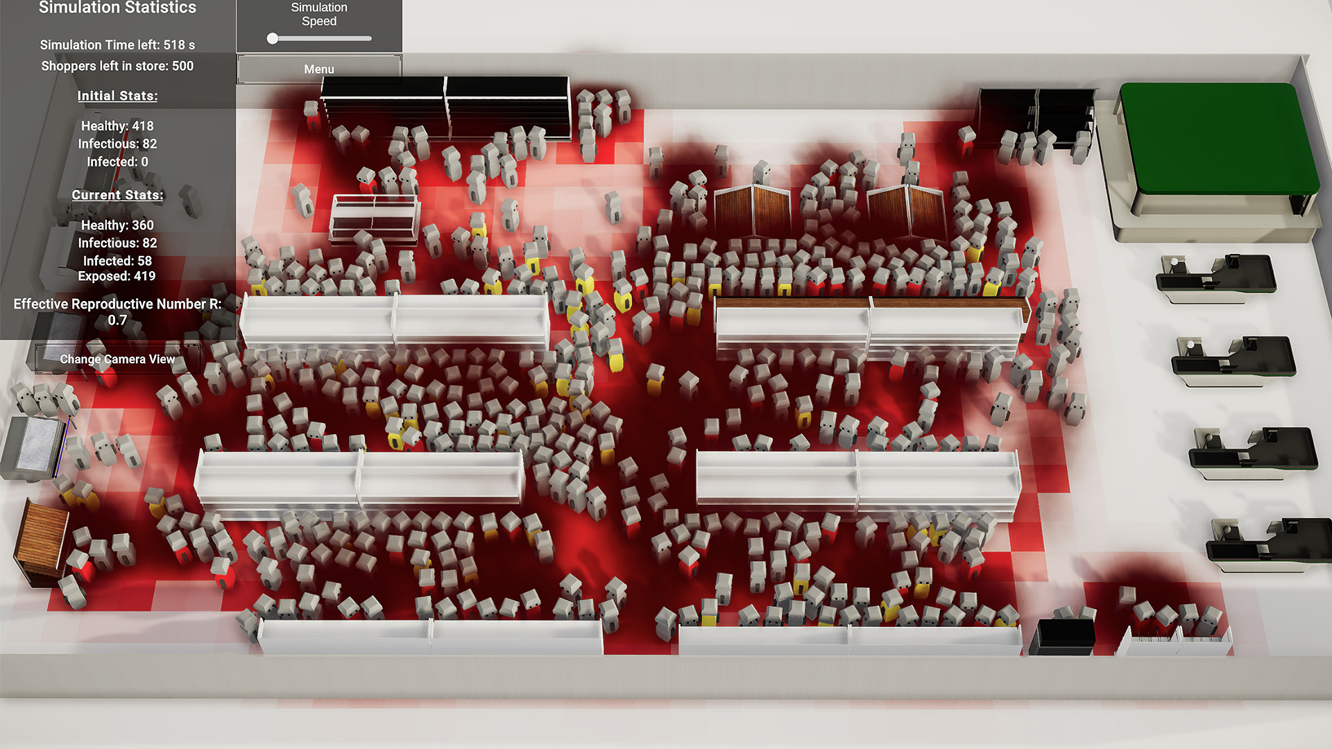 COVID Simulation on Steam