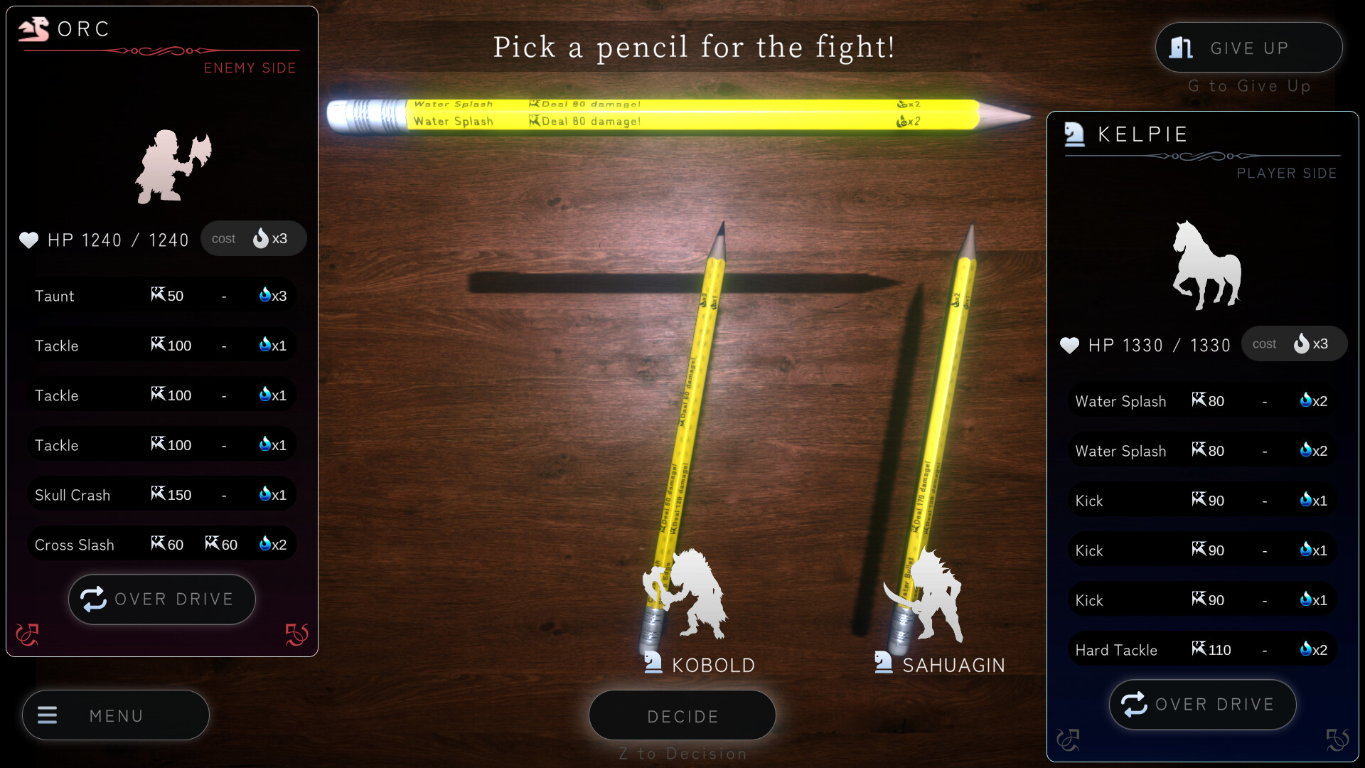 The Pencil is cast! on Steam