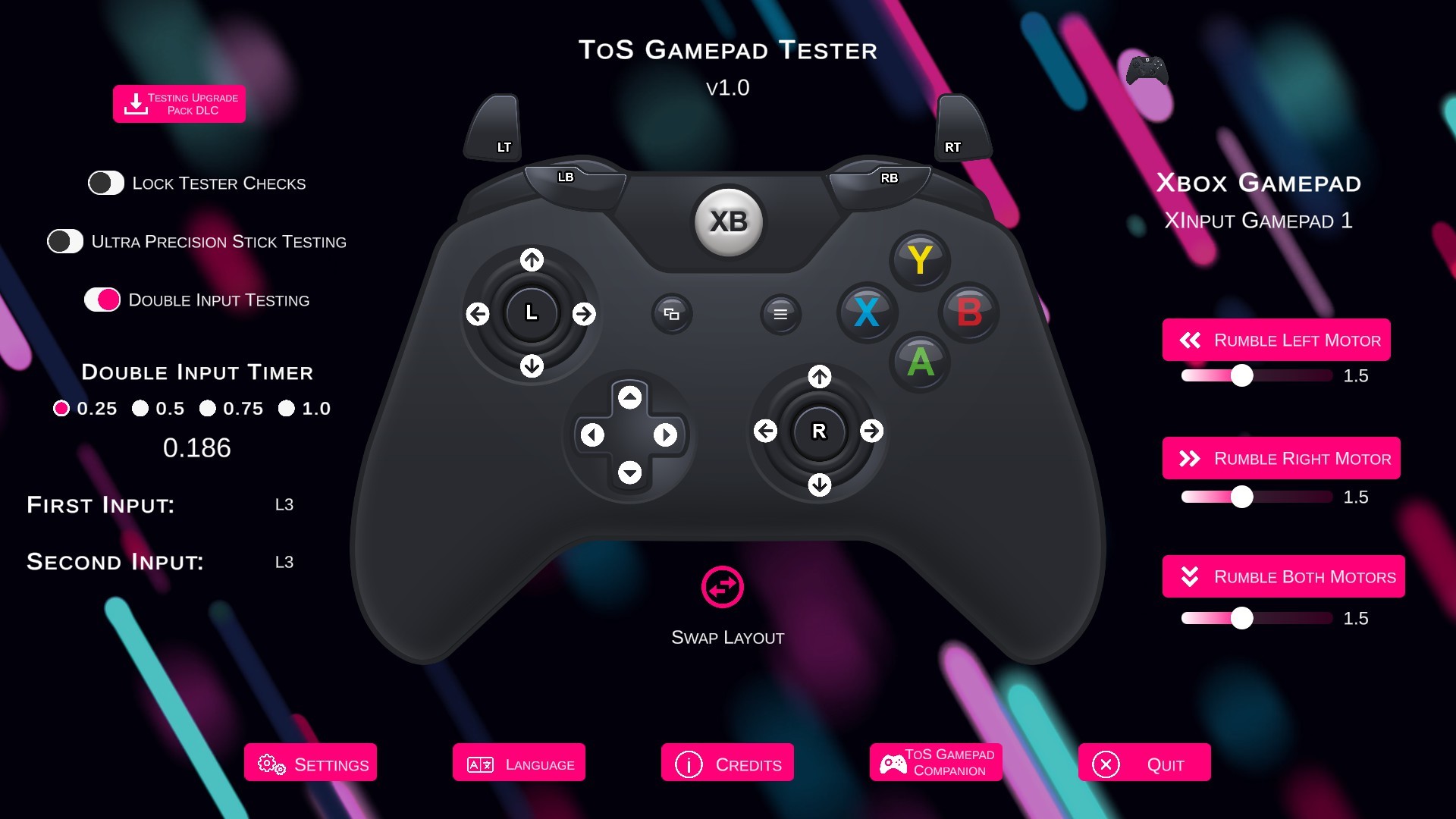 Save 20% on ToS Gamepad Tester - Testing Upgrade Pack on Steam