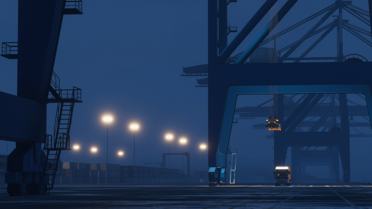 Port Cranes : Container Age on Steam