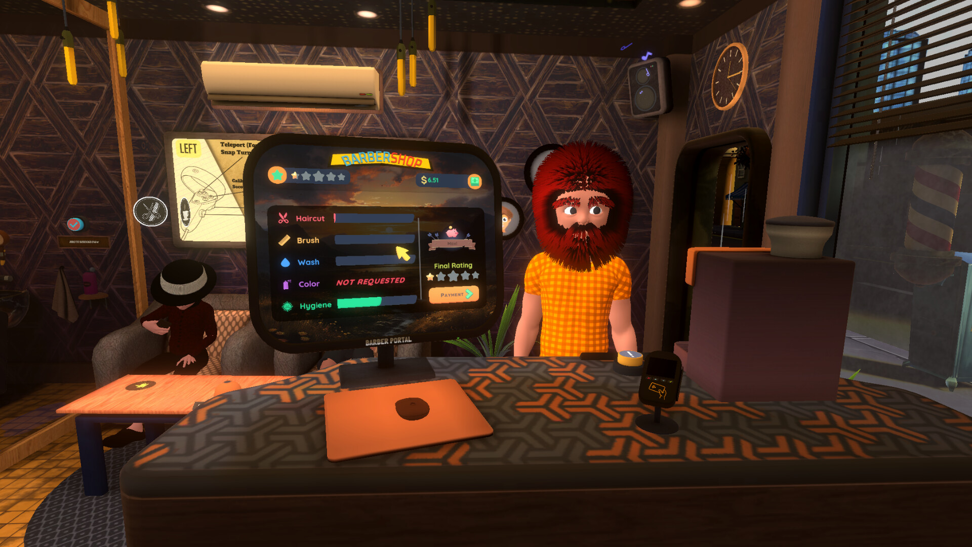 Save 50% on Barbershop Simulator VR on Steam