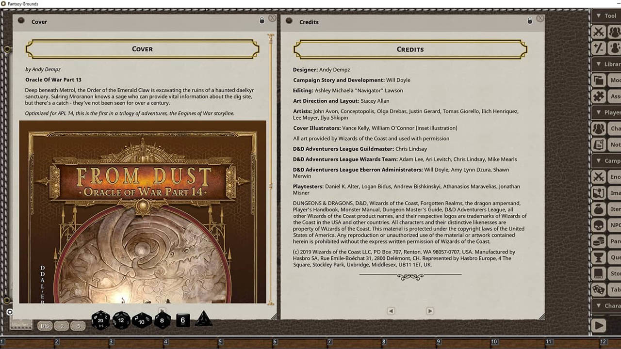 Fantasy Grounds - D&D Adventurers League EB-14 From Dust on Steam