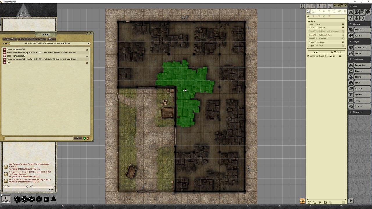 Fantasy Grounds - Pathfinder RPG - Pathfinder Flip-Mat - Classic ...