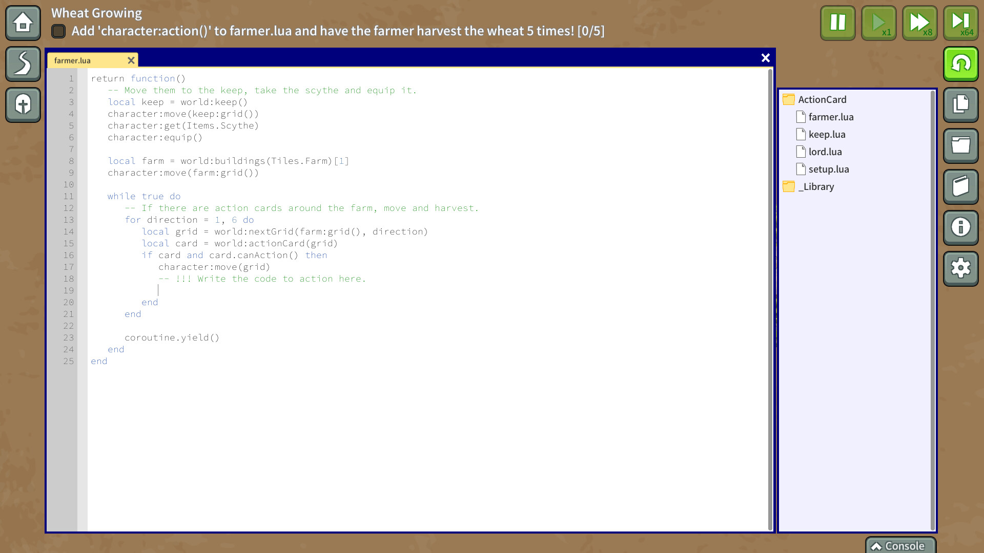 Scripted Land on Steam