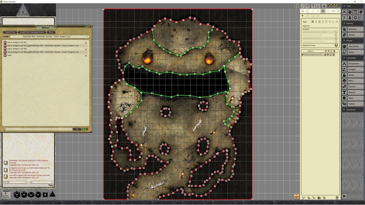 Fantasy Grounds - Pathfinder RPG - Pathfinder Flip-Mat - Classic Dragon ...