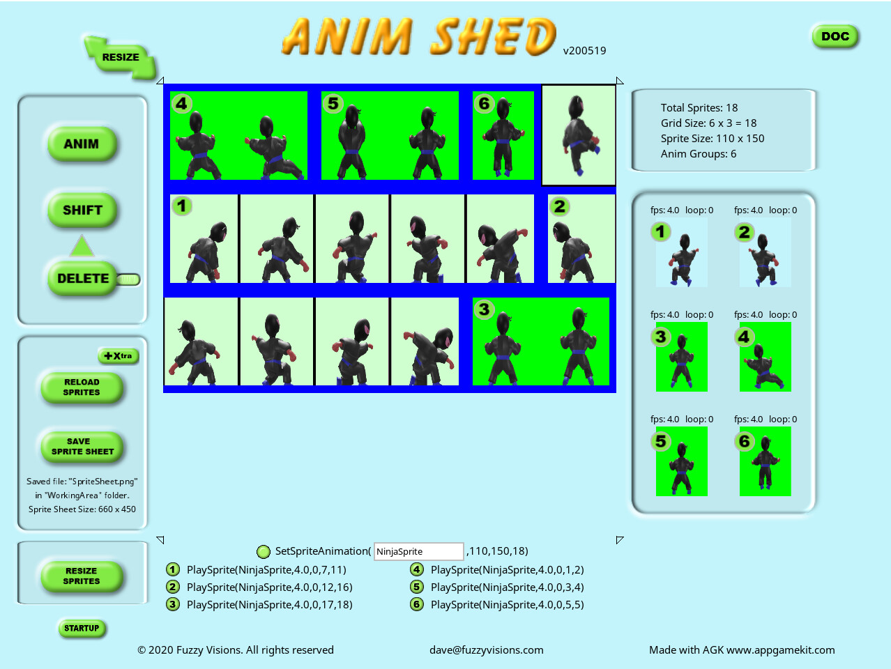 AppGameKit Classic - The Animation Sheet Editor on Steam