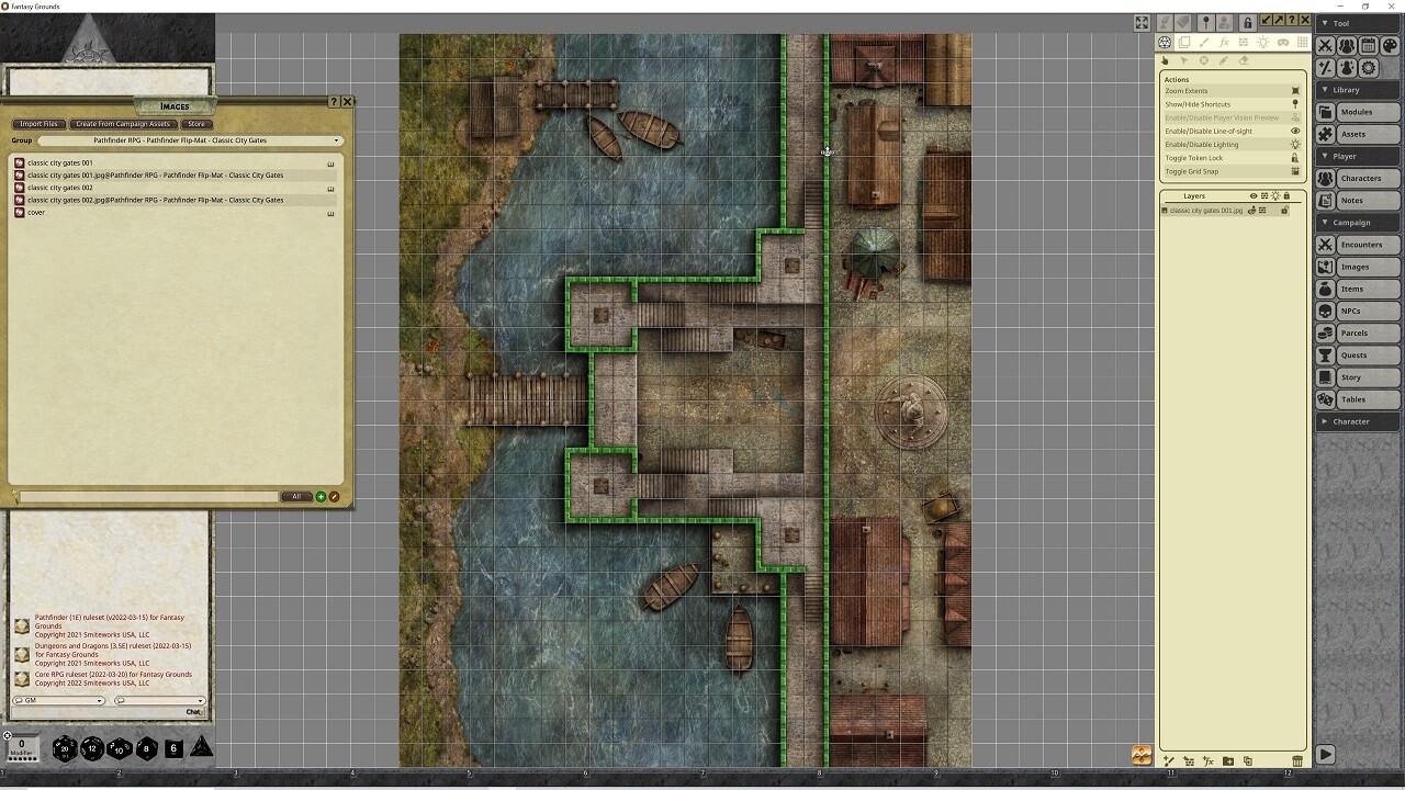 Fantasy Grounds - Pathfinder RPG - Pathfinder Flip-Mat - Classic City ...