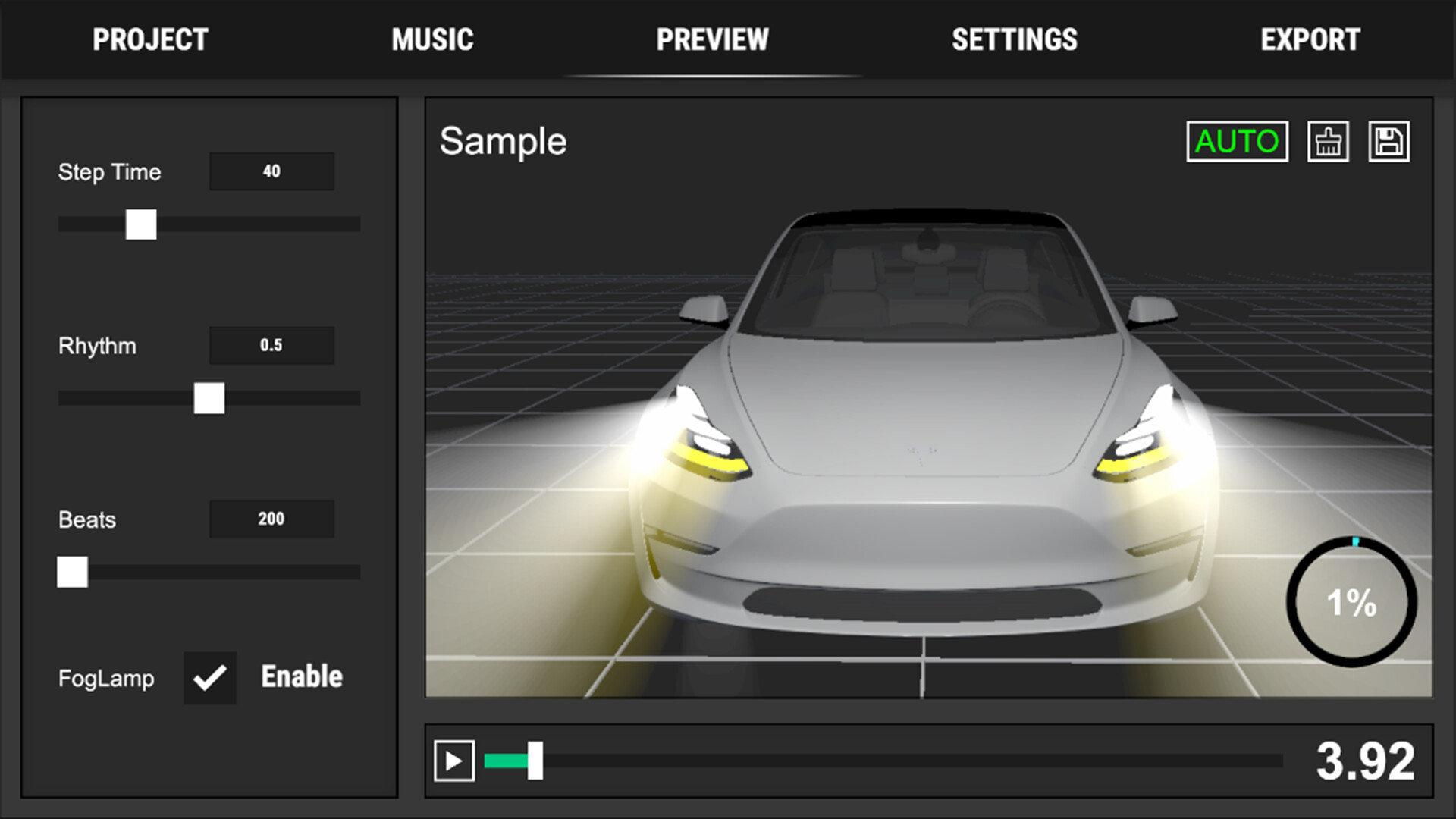 Light Show for Tesla · Tesla Light Show Creator Screenshots · SteamDB