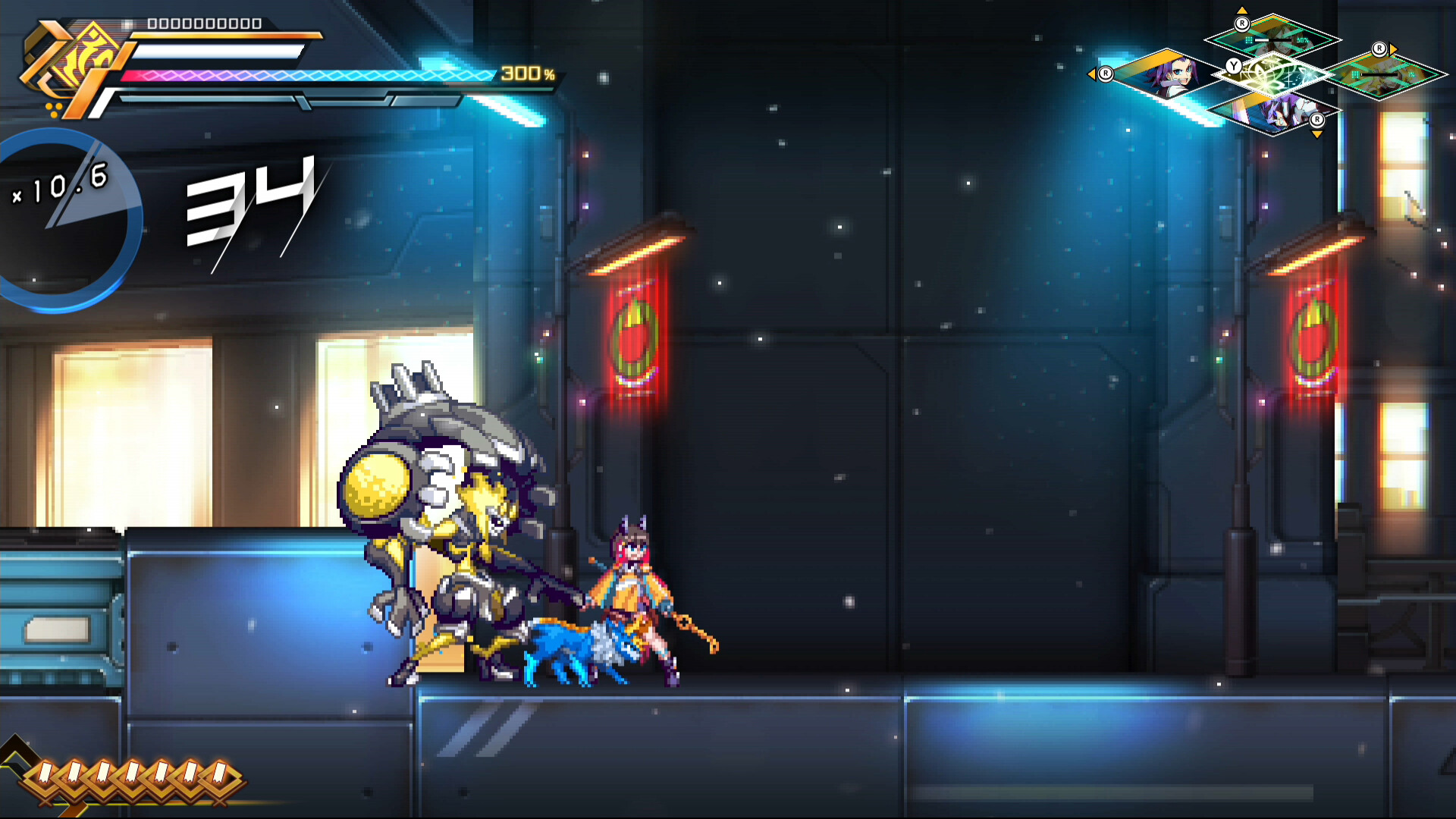 Azure Striker GUNVOLT 3 - Bildimpulse EX: Stratos und Ghauri bei Steam