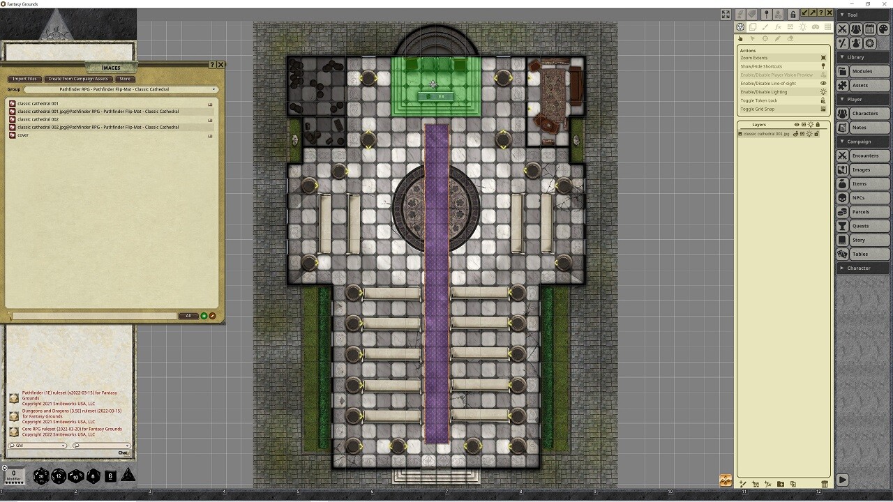 Fantasy Grounds - Pathfinder RPG - Pathfinder Flip-Mat - Classic ...