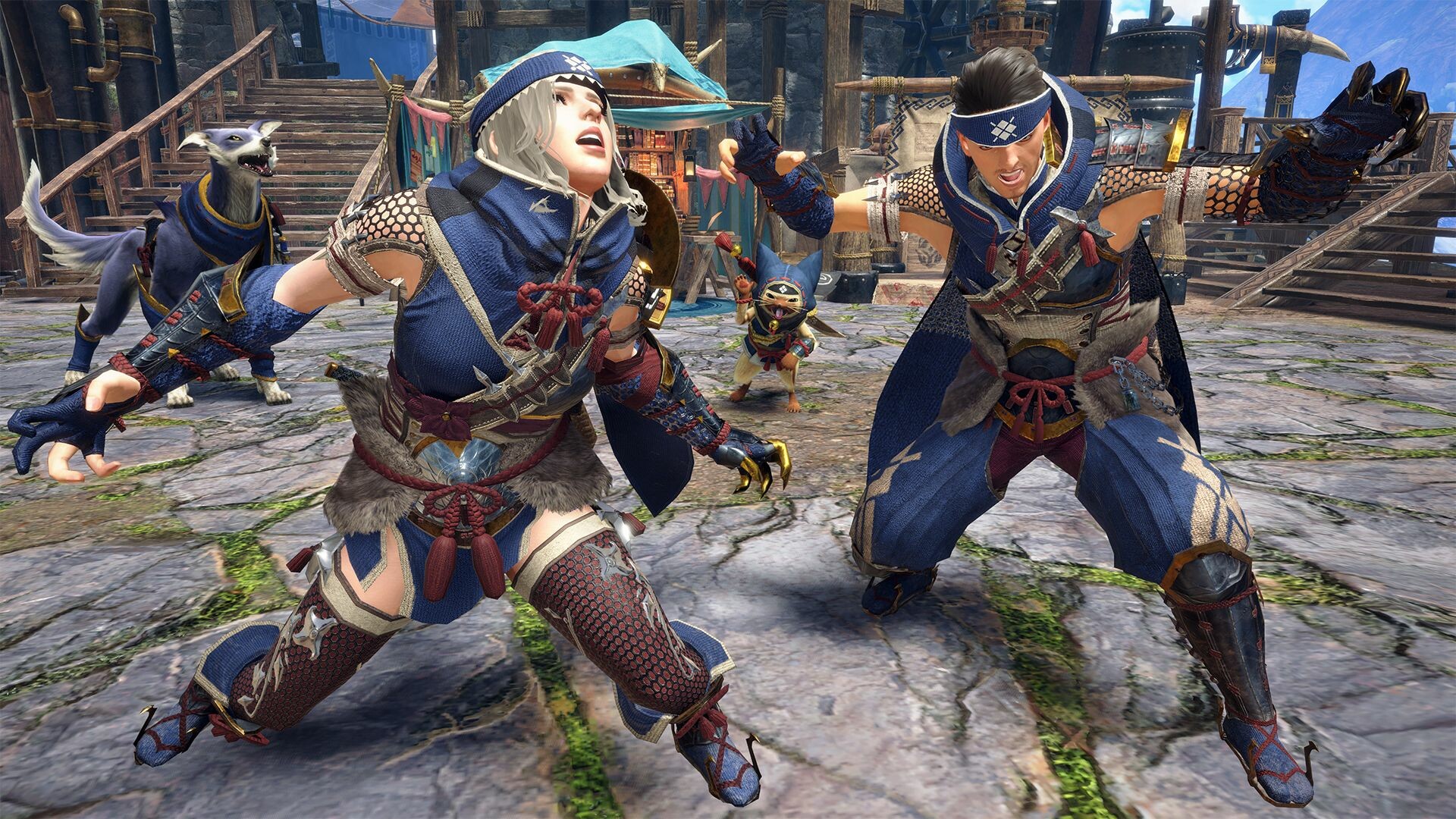 Monster Hunter Rise - "Wild & Elegant" gesture set on Steam