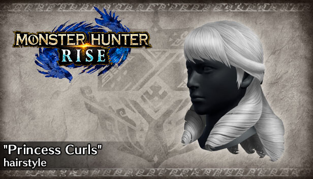 Monster Hunter Rise - "Princess Curls" hairstyle di Steam