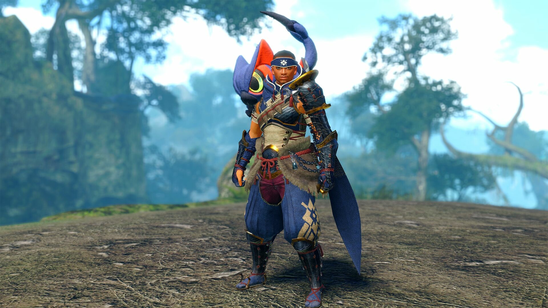 Monster Hunter Rise - "Stuffed Nargacuga" Hunter layered weapon (Long ...