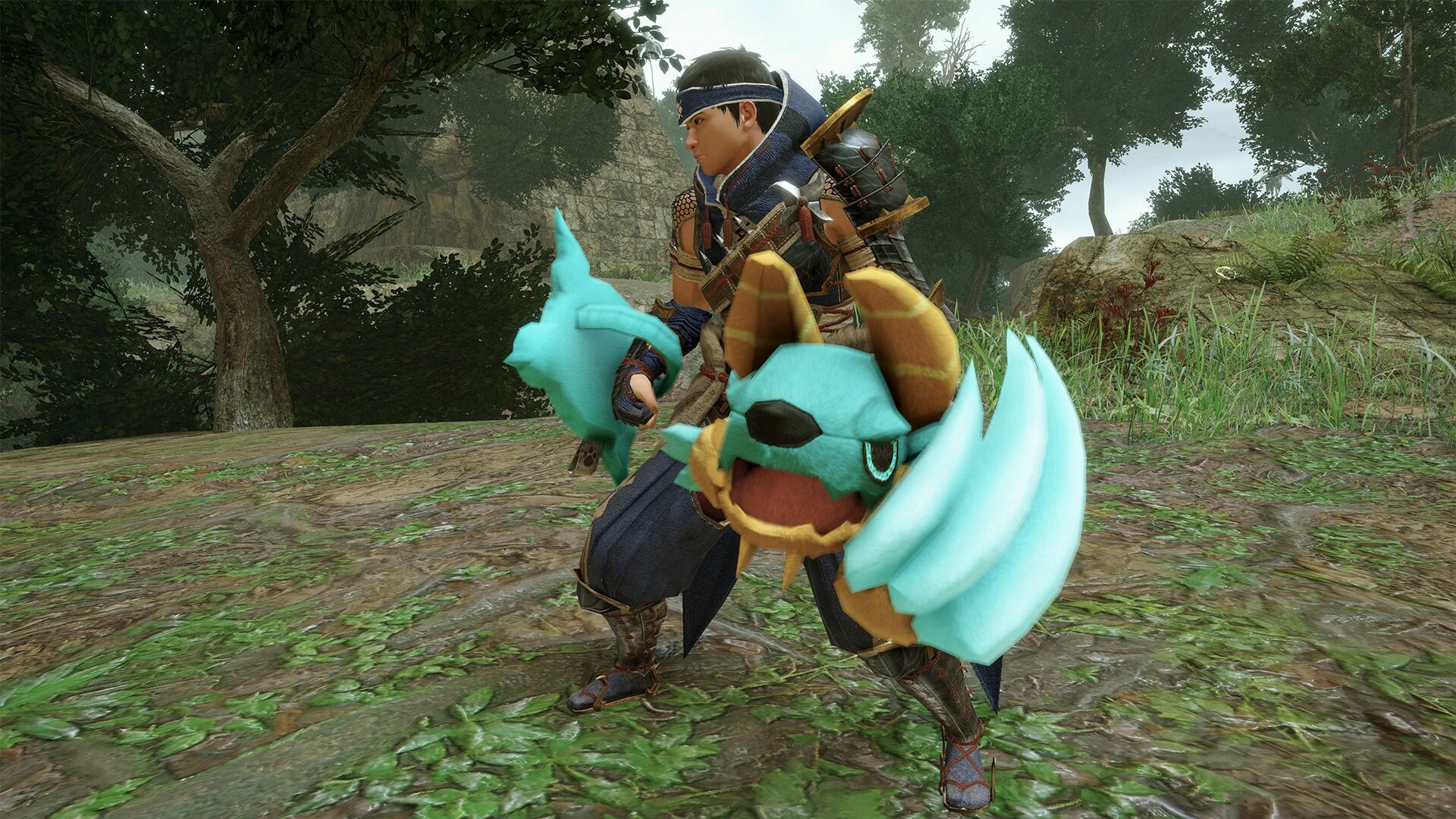 Monster Hunter Rise - "Stuffed Zinogre" Hunter layered weapon (Sword ...