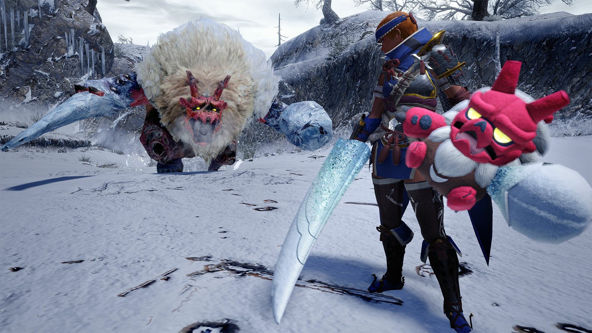 Monster Hunter Rise - "Stuffed Goss Harag" Hunter layered weapon (Dual ...