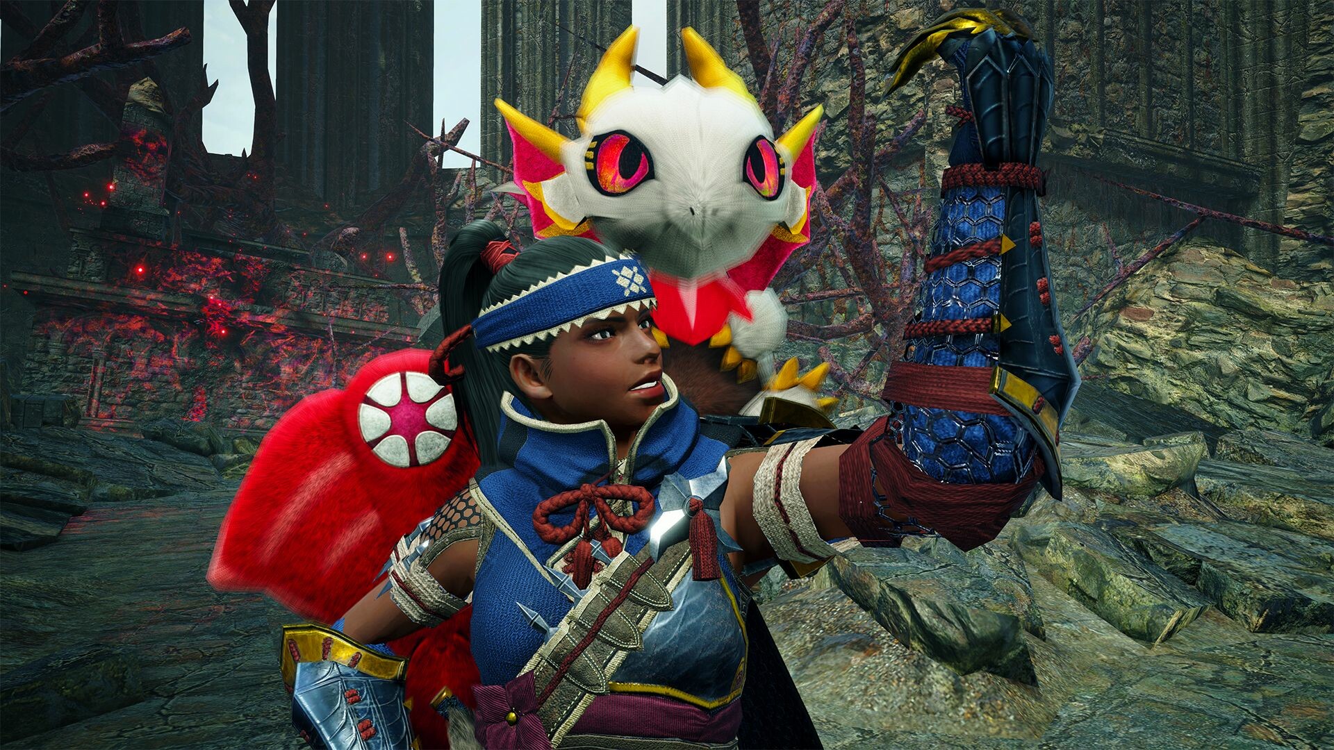 Monster Hunter Rise - "Stuffed Malzeno" Hunter layered weapon (Lance ...