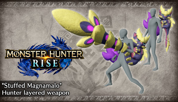 Monster Hunter Rise - "Stuffed Magnamalo" Hunter layered weapon ...
