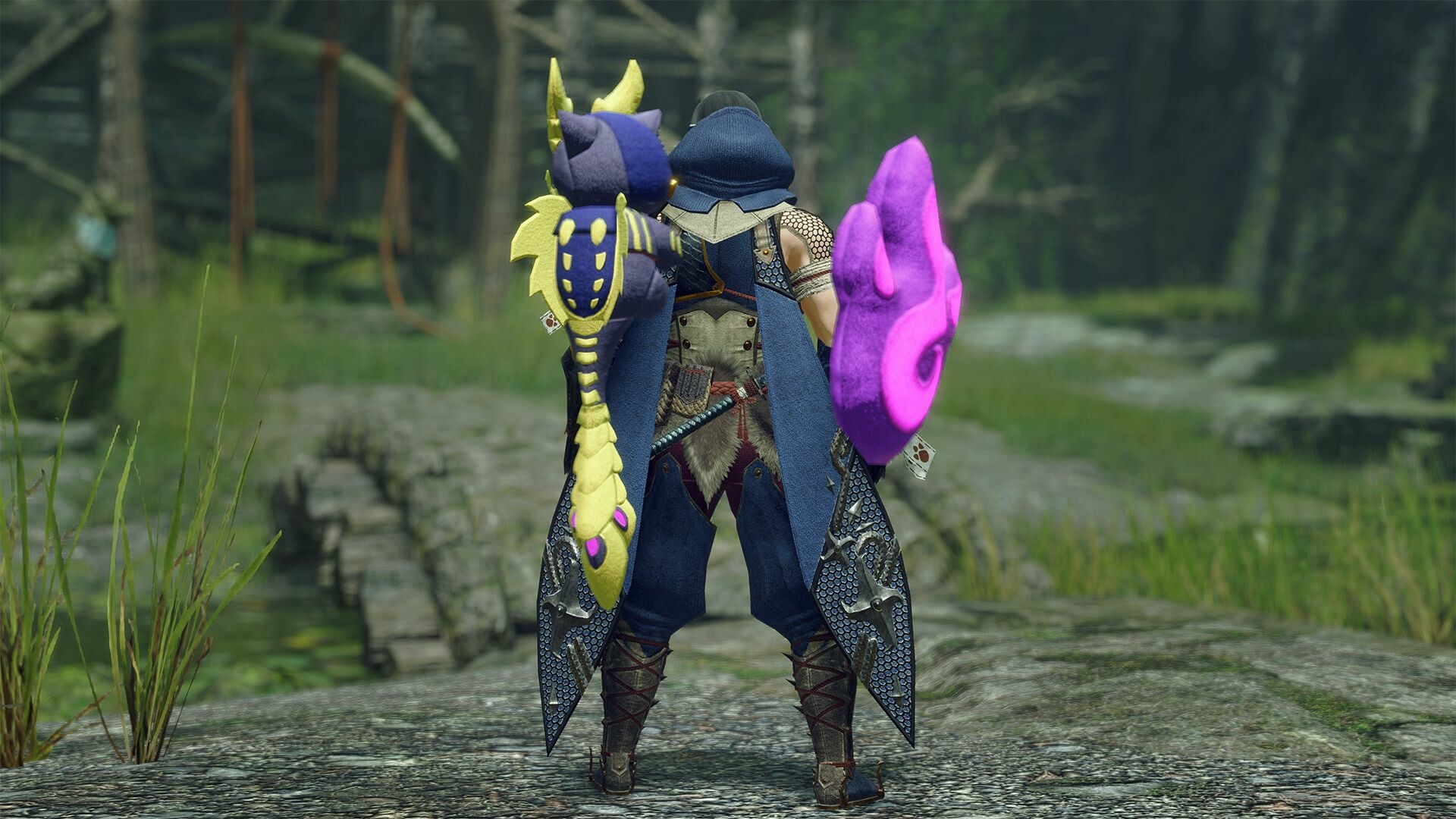 Monster Hunter Rise - "Stuffed Magnamalo" Hunter layered weapon ...