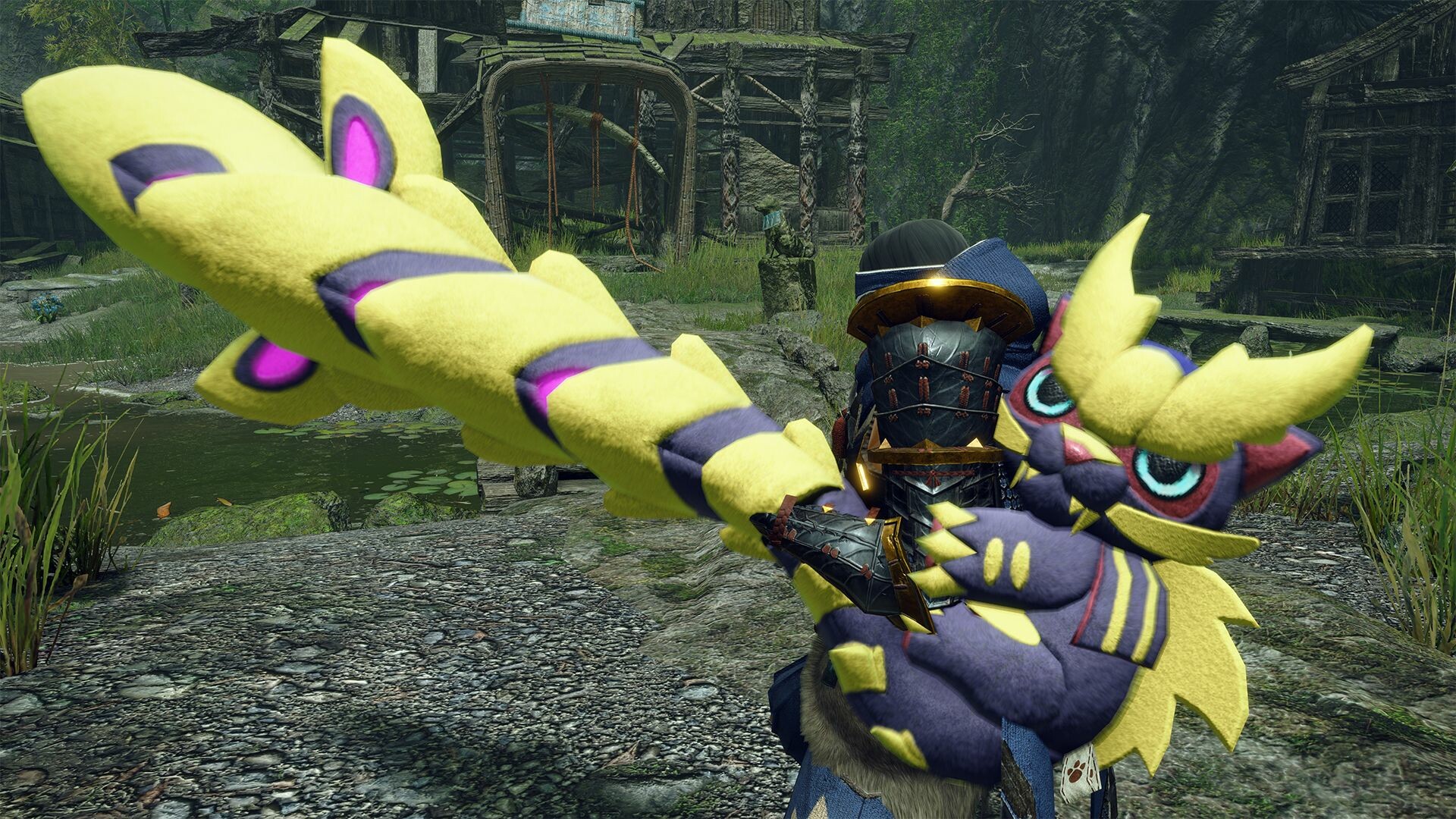 Monster Hunter Rise - "Stuffed Magnamalo" Hunter layered weapon ...