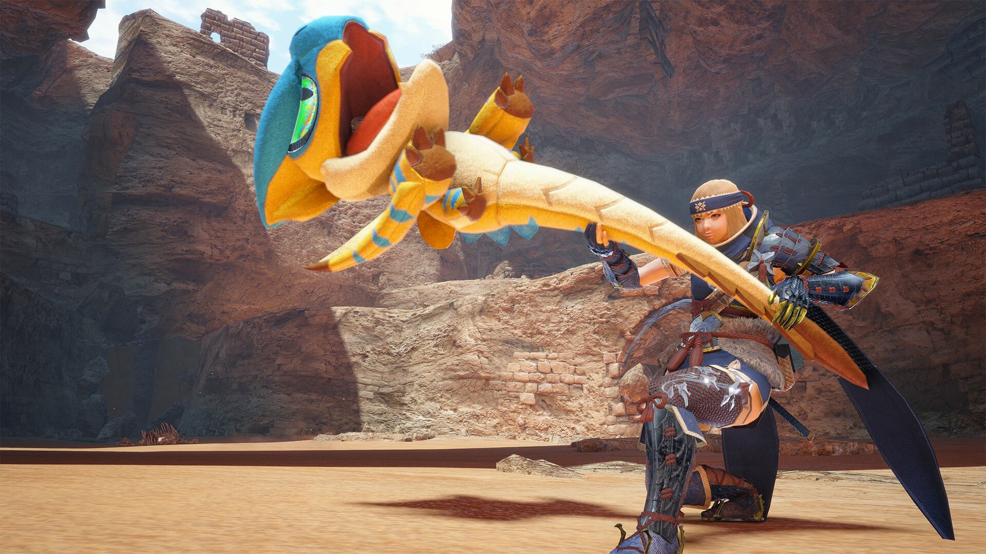 Monster Hunter Rise - "Stuffed Tigrex" Hunter layered weapon (Hunting ...