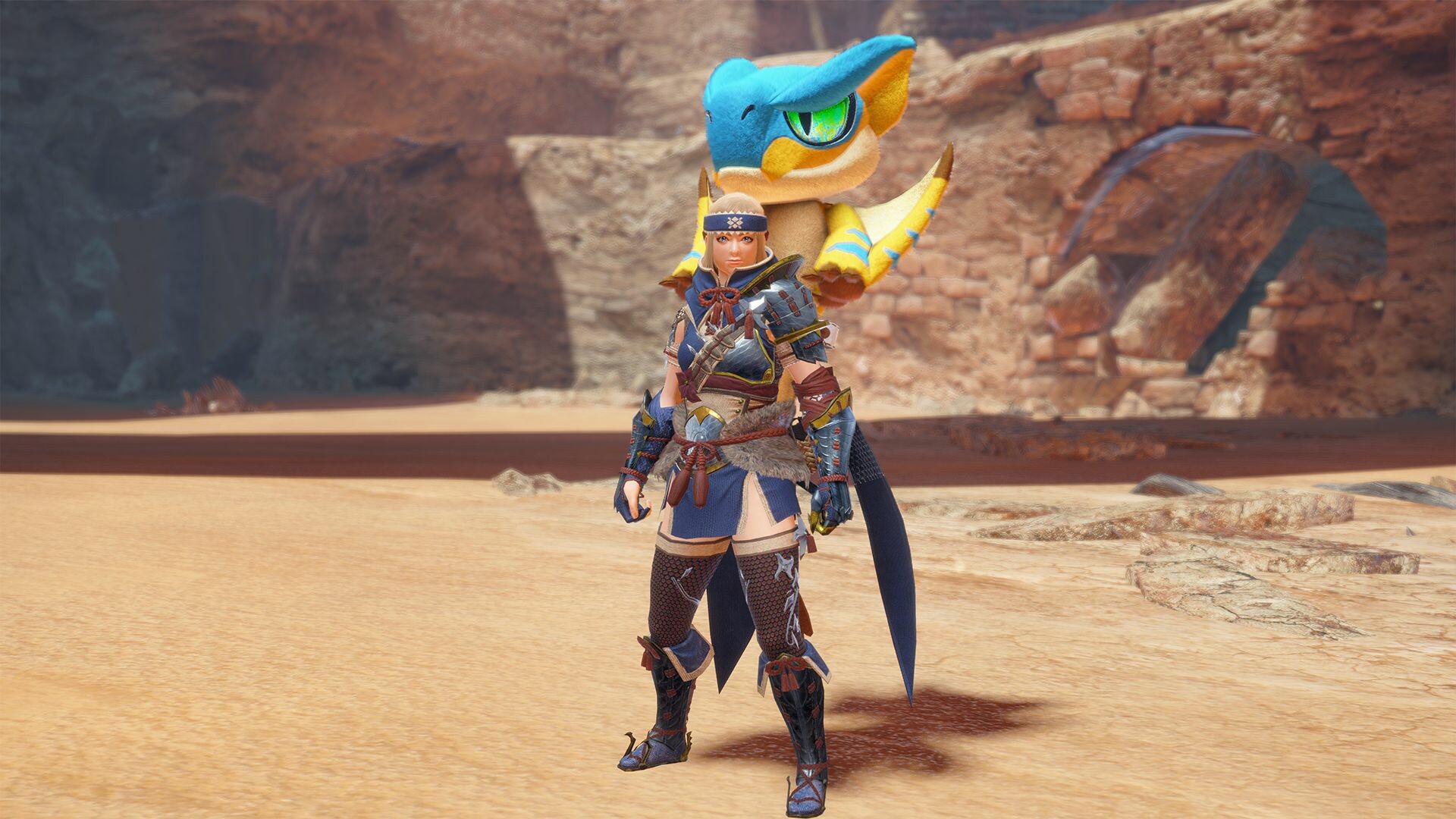 Monster Hunter Rise - Arma superpuesta "Tigrex de peluche" (cornamusa ...