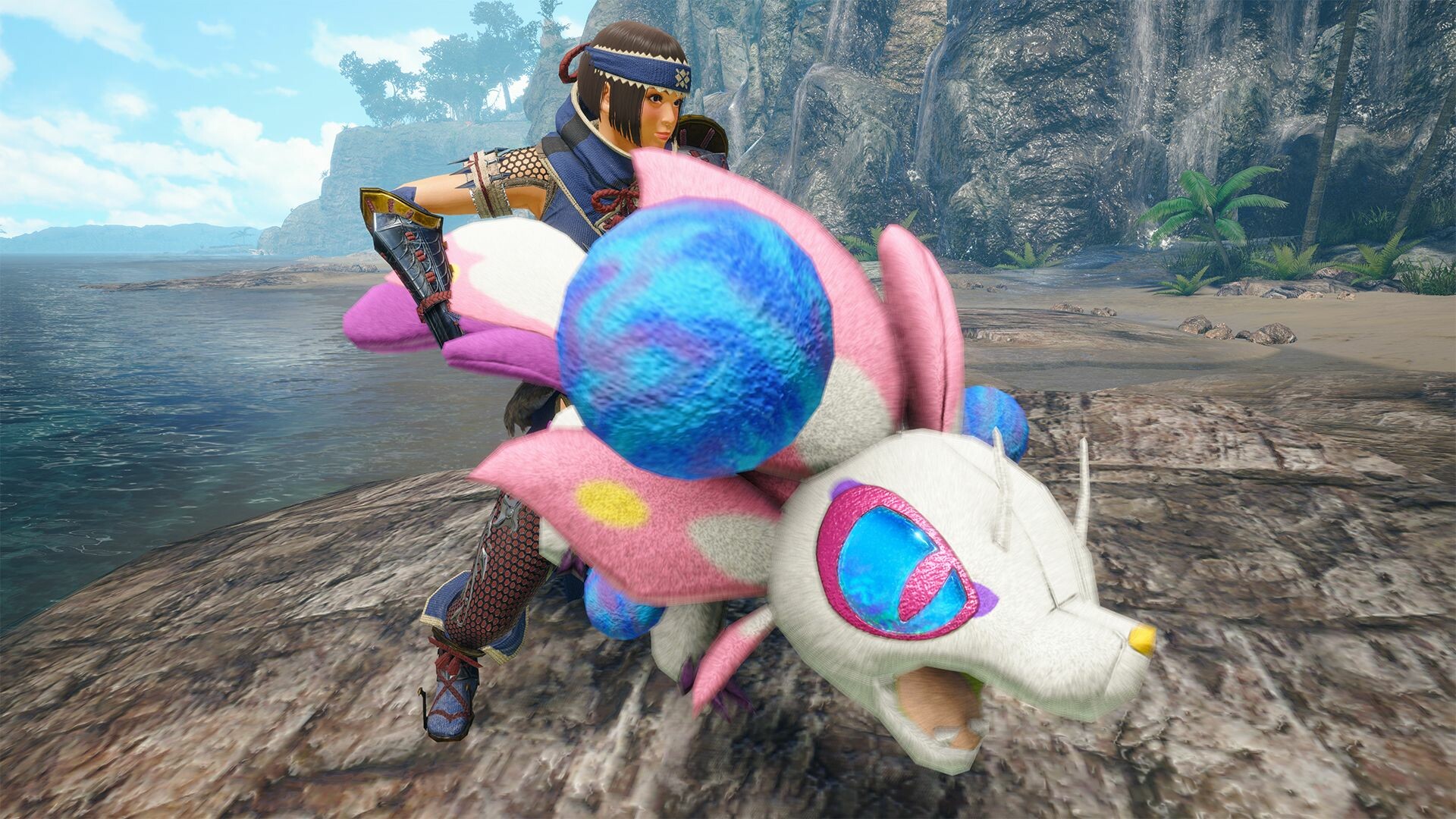 Monster Hunter Rise - "Stuffed Mizutsune" Hunter layered weapon (Heavy ...