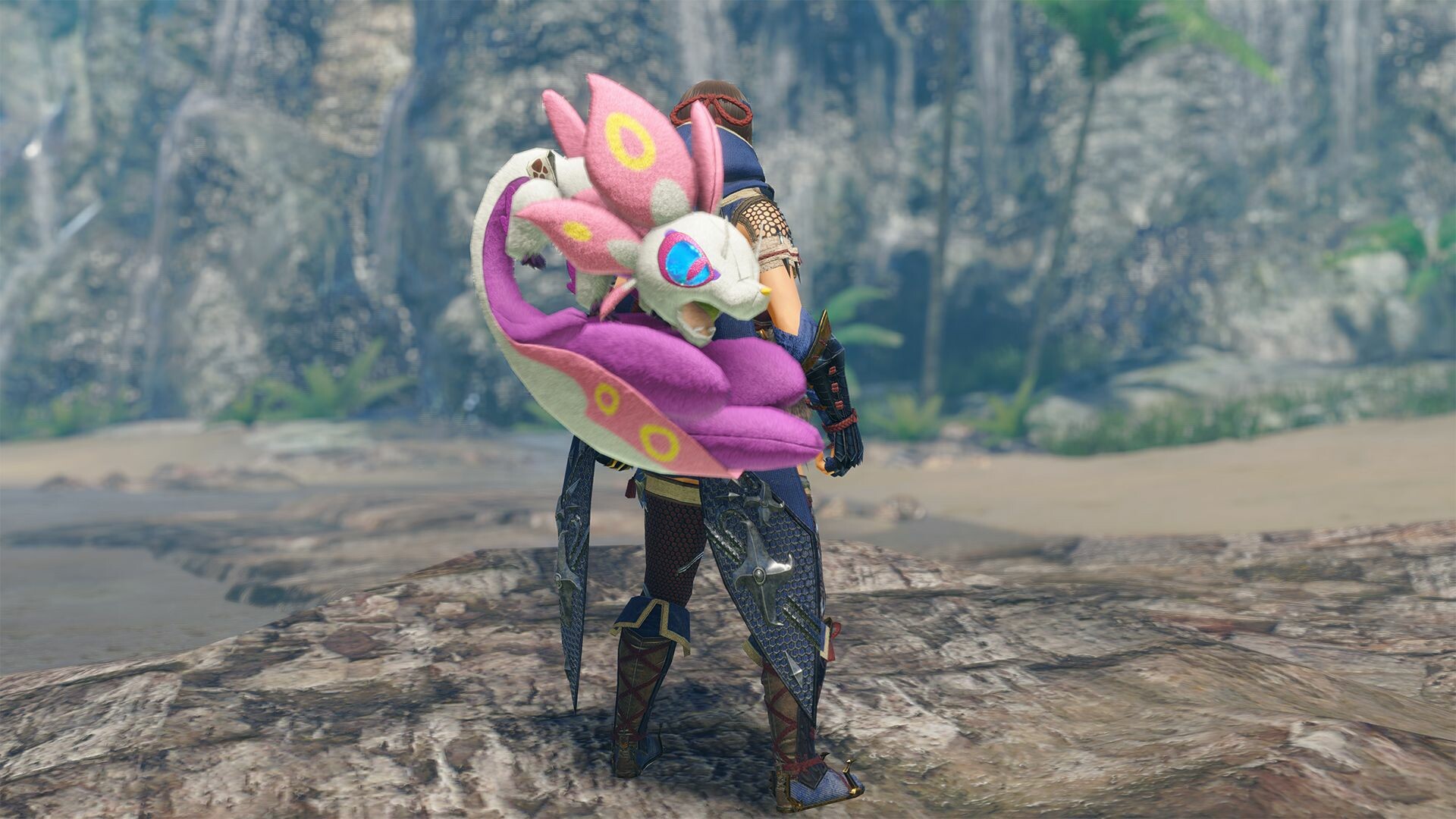 Monster Hunter Rise - "Stuffed Mizutsune" Hunter layered weapon (Heavy ...