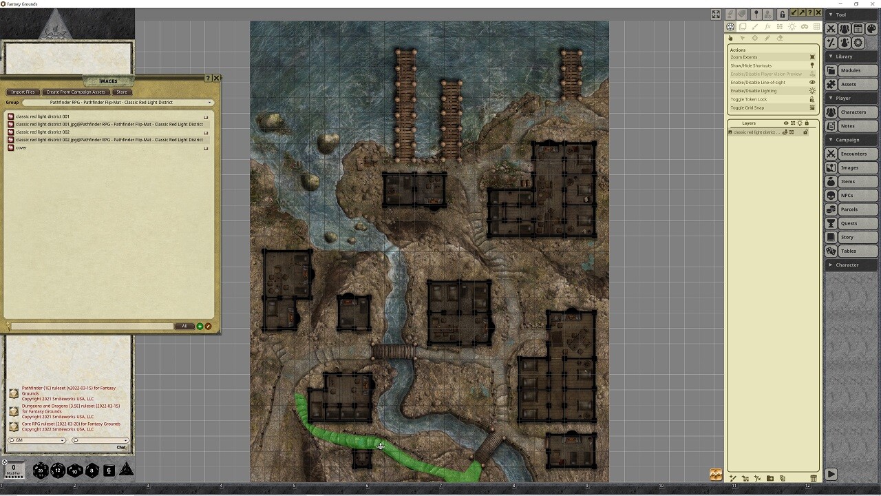 Fantasy Grounds - Pathfinder RPG - Pathfinder Flip-Mat - Classic Red ...